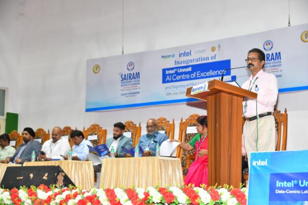 Inauguration of Intel® Unnati AI Centre of Excellence and MoU Signing ...