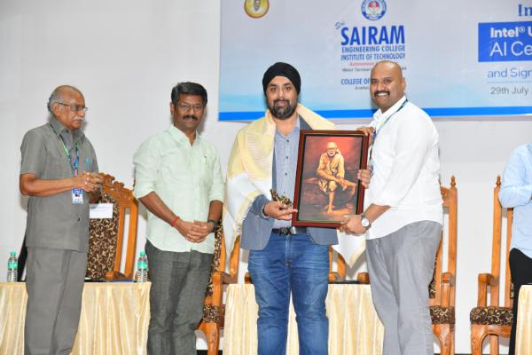 Inauguration of Intel® Unnati AI Centre of Excellence and MoU Signing ...