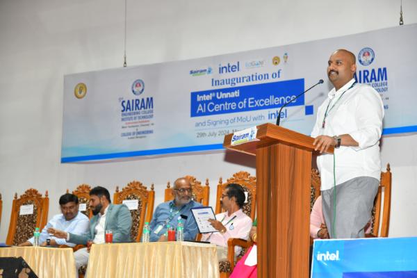 Inauguration of Intel® Unnati AI Centre of Excellence and MoU Signing ...