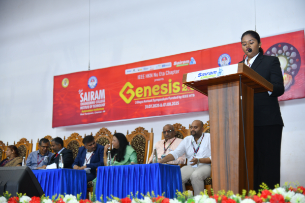 Genesis 2.0 – Igniting Minds, Inspiring Innovation – Sri Sairam ...