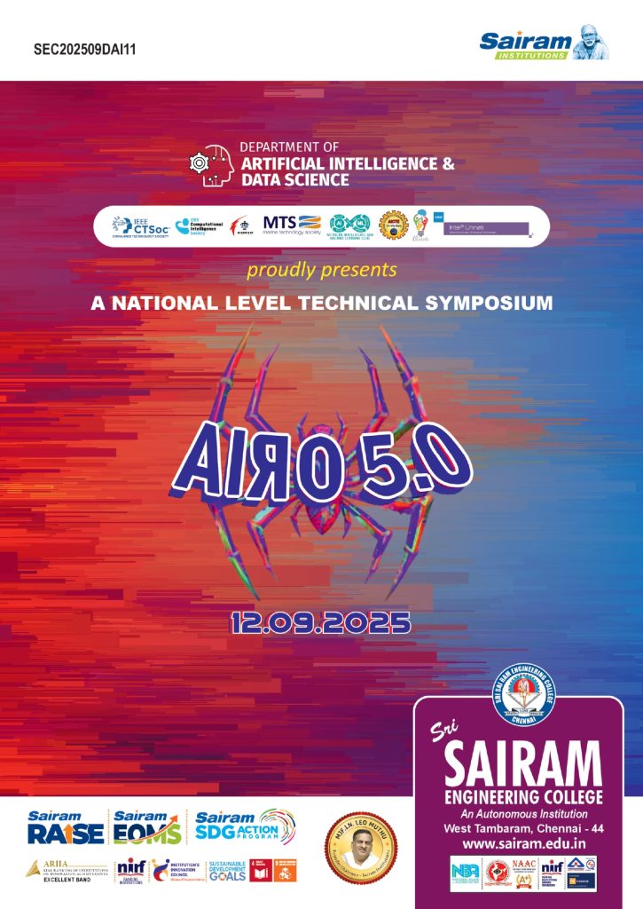 AIRO 5.0 – Unleashing Intelligence, Redefining Possibilities – Sri ...